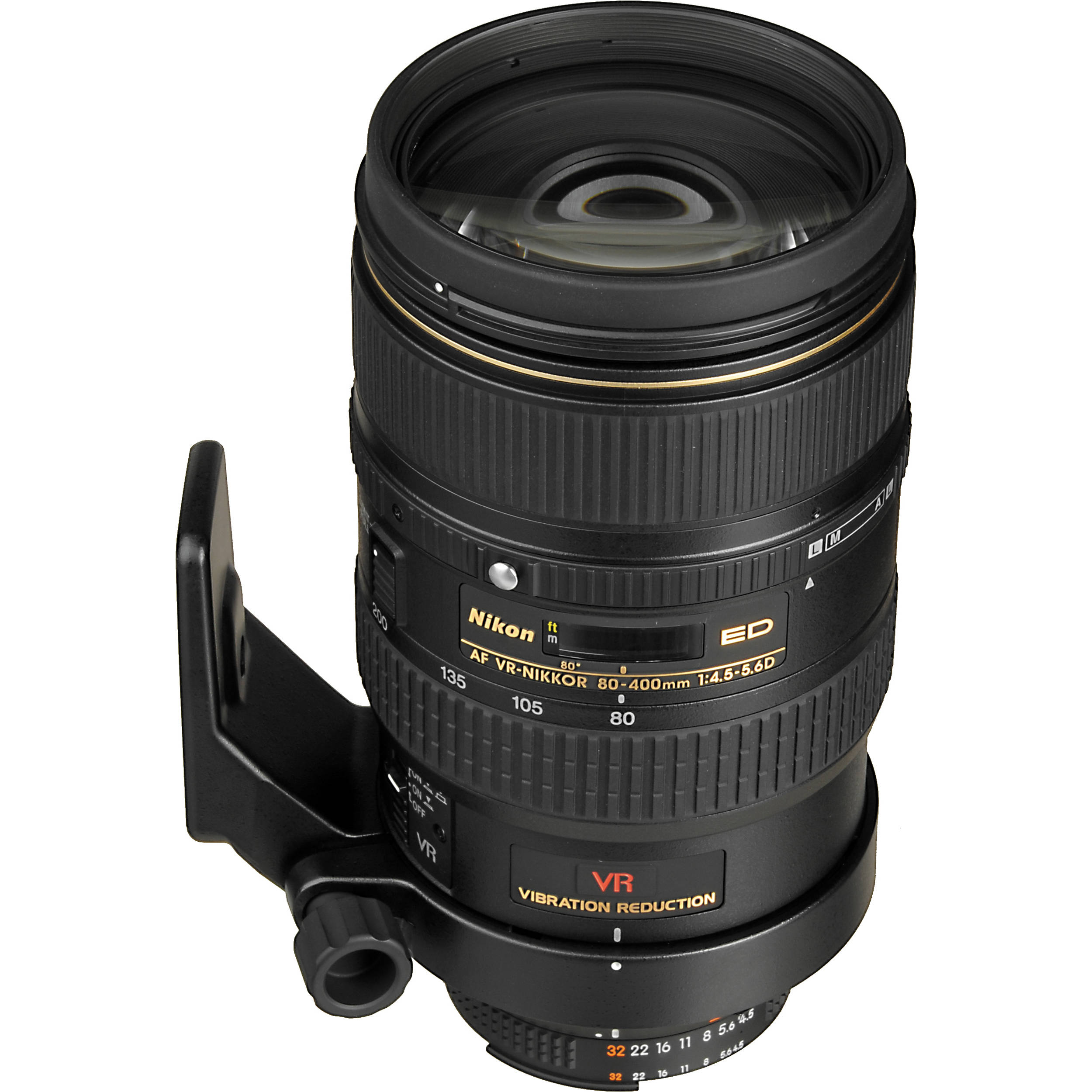 Used Nikon AF VR Zoom NIKKOR 80 400mm F 4 5 5 6D ED Lens 1996B