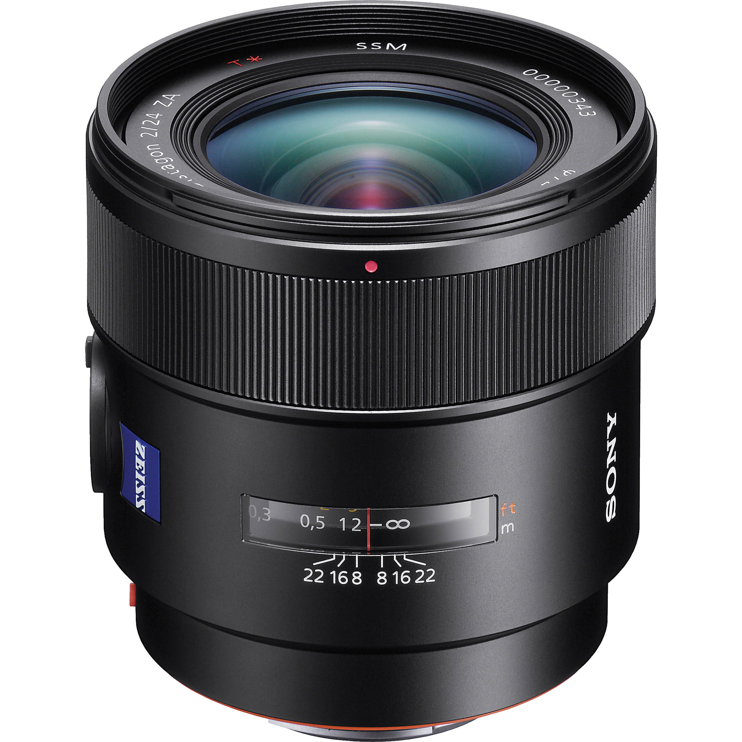 Sony 24mm F 2 0 Carl Zeiss T Wide Angle Prime Lens SAL24F20Z