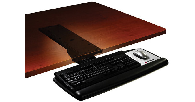 3m Adjustable Keyboard Tray 3M™ Knob Adjust Keyboard Tray With