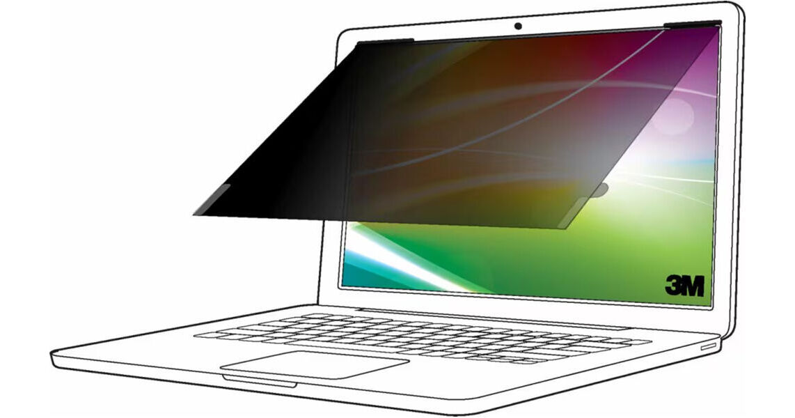 3M Bright Screen Privacy Filter for 16" Laptops (16:10) BP160W1E