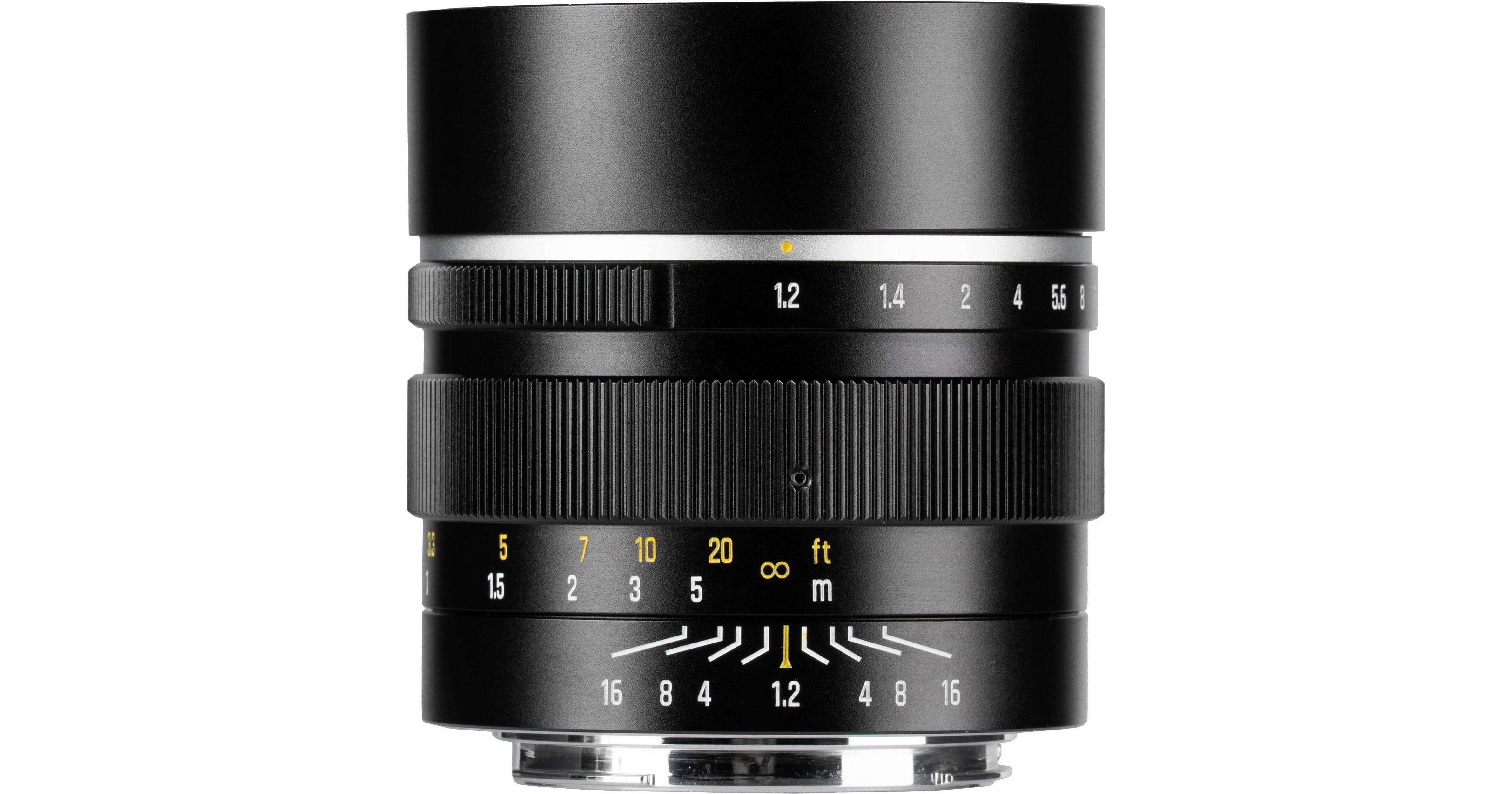 7Artisans 50mm f/1.2 Lens (Micro Four Thirds) 50F12B-M B&H Photo