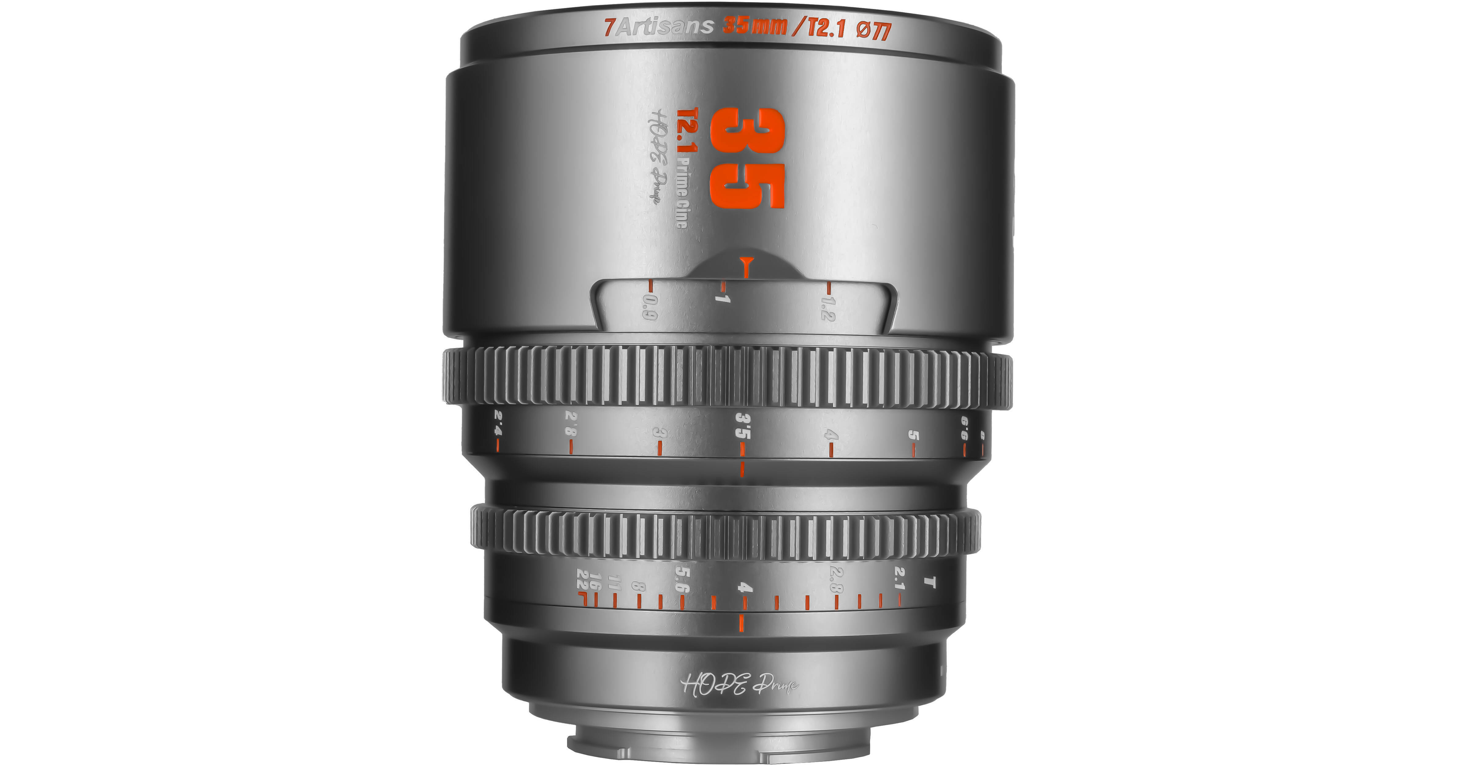 7Artisans 35mm T2.1 Hope S35 Cine Lens 35T21TG-R B&H Photo Video