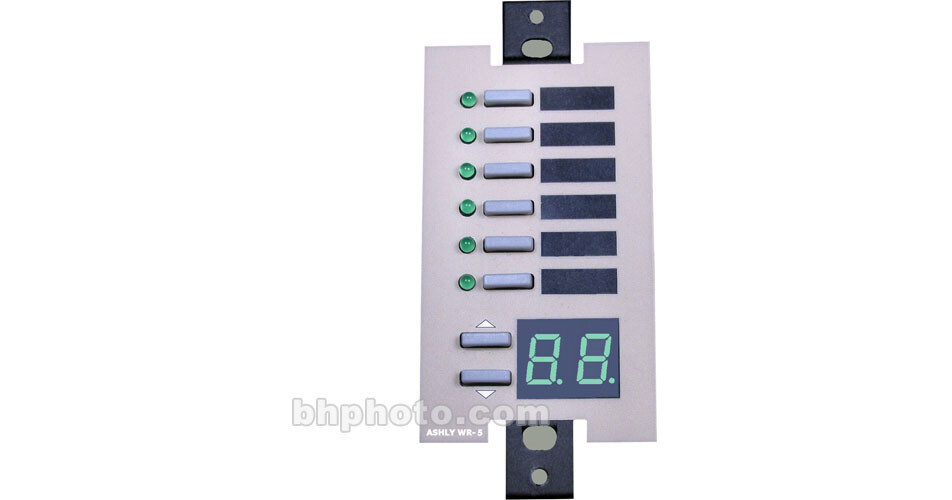 Ashly WR-5 Wall-Mount Programmable Multifunction Remote WR-5 B&H
