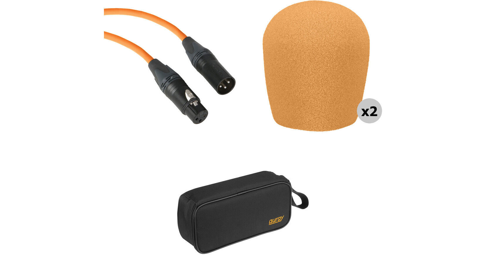 B&H Photo Video Performance Microphone Windscreen and XLR Cable