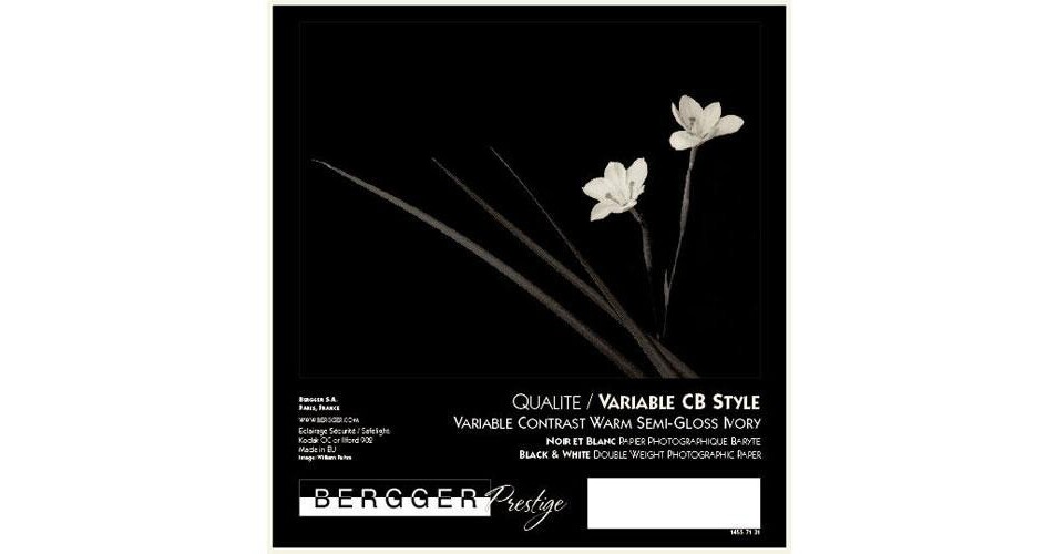 Bergger Prestige Variable CB Warmtone Baryta Paper VCCBS-81025