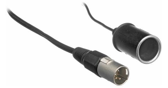 Bescor XLR-CJ 4-pin XLR Male to Cigarette Female Adapter XLRCJ