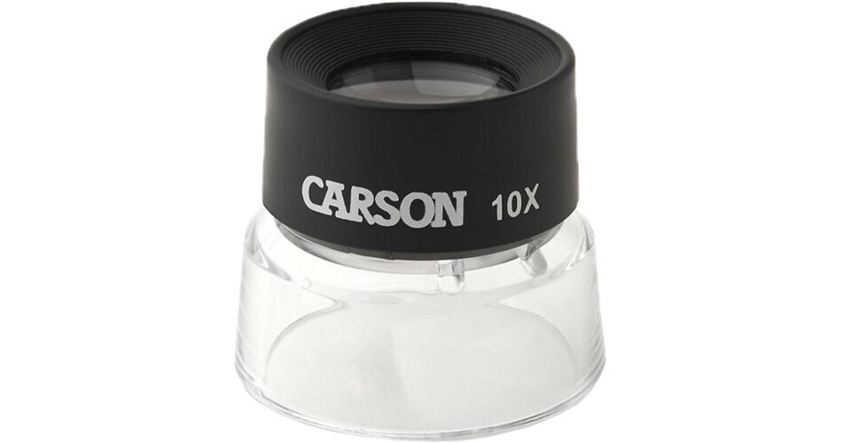 Carson LL-10 10x LumiLoupe Craft Loupe LL-10 B&H Photo Video
