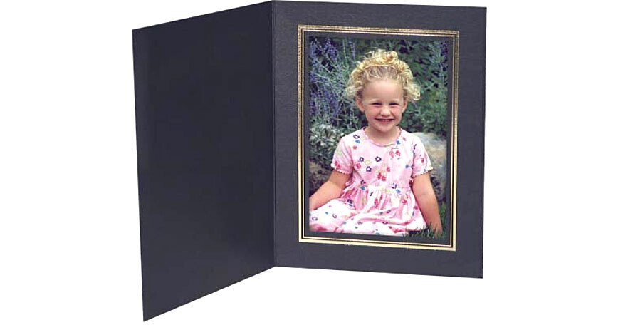 Collector's Gallery Black Classic Portrait Folder w/ PF5500-45