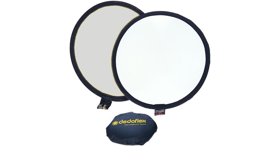 Dedolight 12" Silver/White Reflector DFSW30 B&H Photo Video