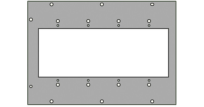 FSR FL-1500-4GP 4-Gang Large Plate FL-1500-4GP B&H Photo Video