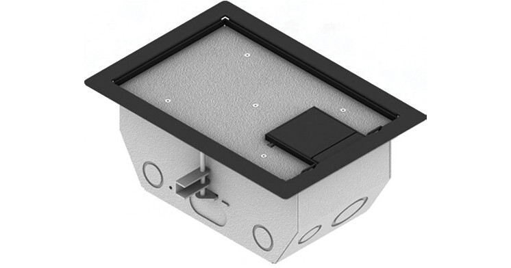 FSR RFL4.5-D2G-BLK Raised Access Floor Box (Black)