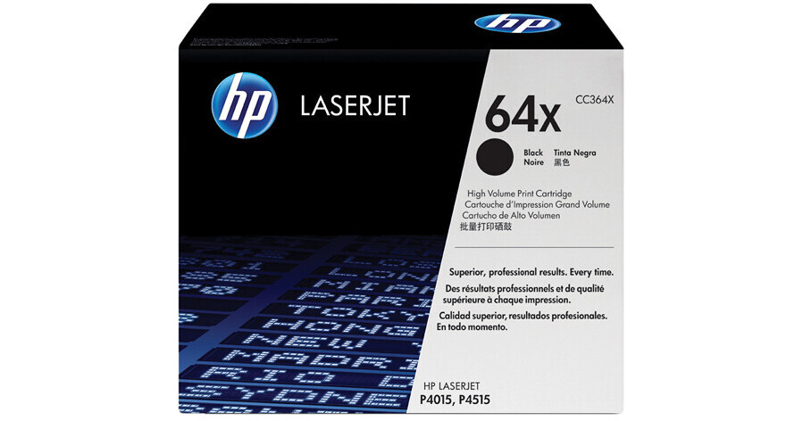 HP 64X Black LaserJet Toner Cartridge CC364X B&H Photo Video