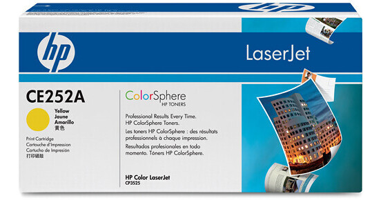 HP 504A Color LaserJet Yellow Print Cartridge CE252A B&H Photo