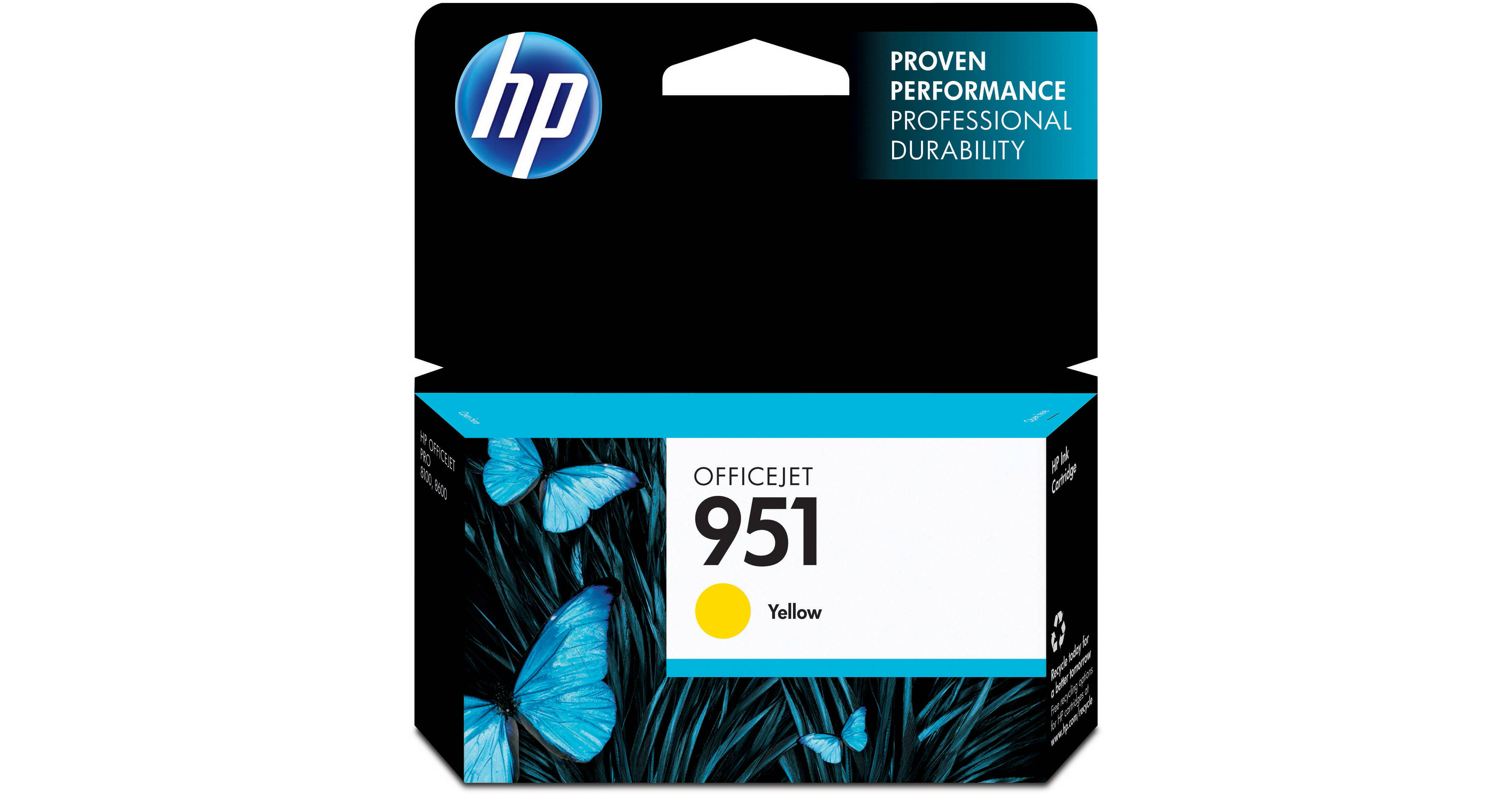 HP 951 Yellow Officejet Ink Cartridge CN052AN B&H Photo Video