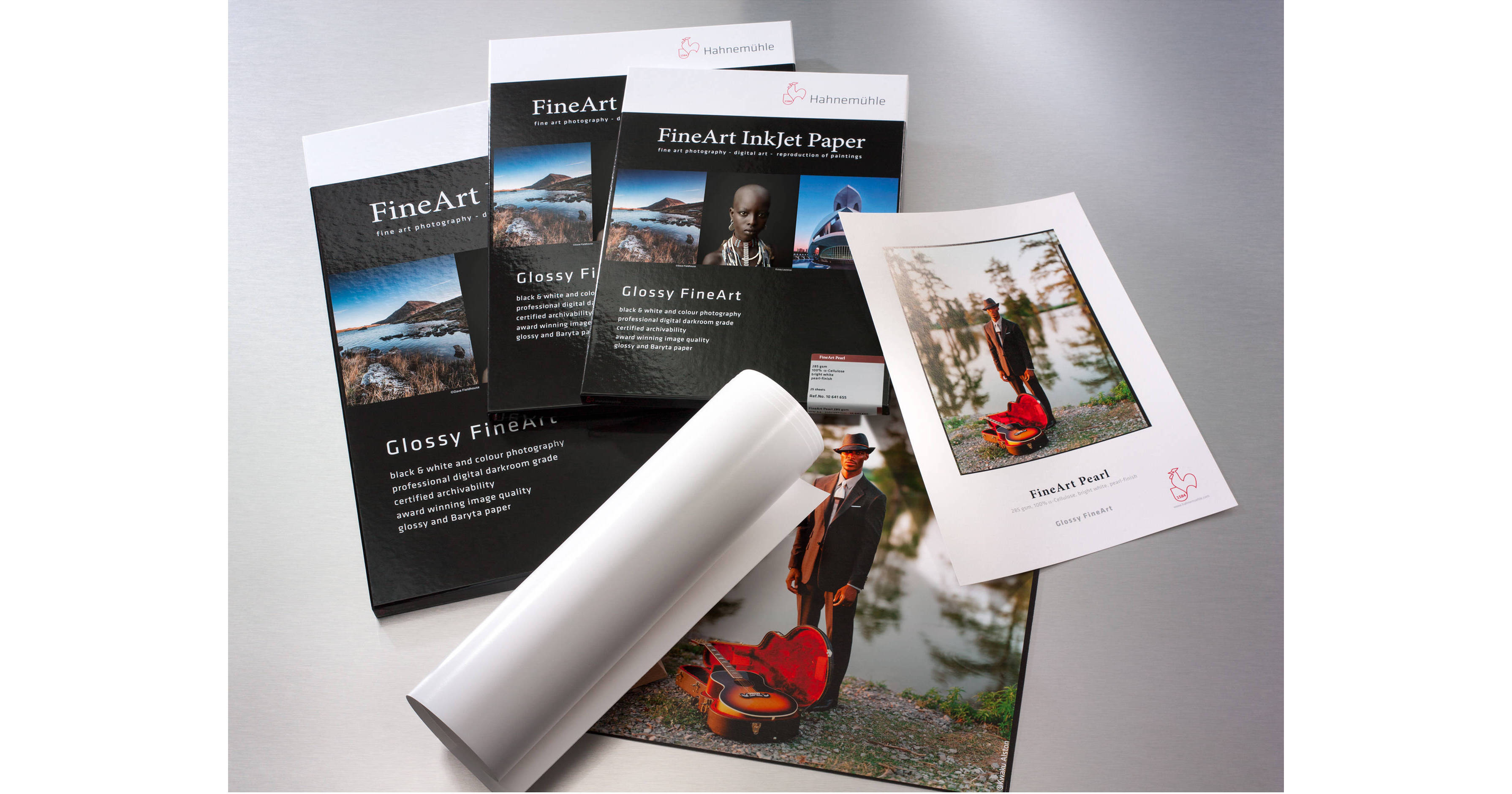Hahnemuhle Fineart Pearl Paper (24" x 39' Roll) 10643501 B&H