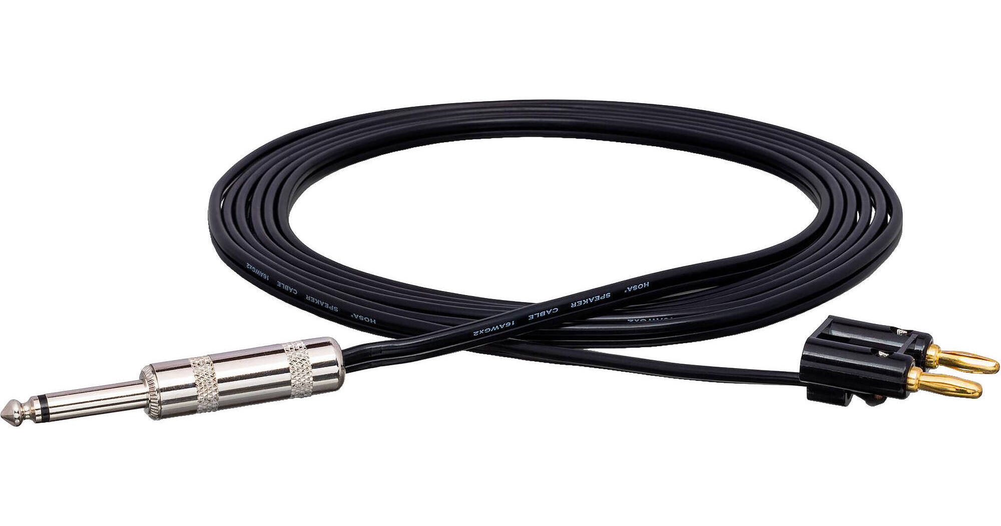 Hosa Technology SKZ-600 Series Banana to 1/4" TS Male SKZ-650BN