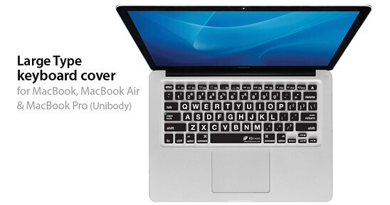 KB Covers Large Type Keyboard Cover LT-M-CB B&H Photo Video