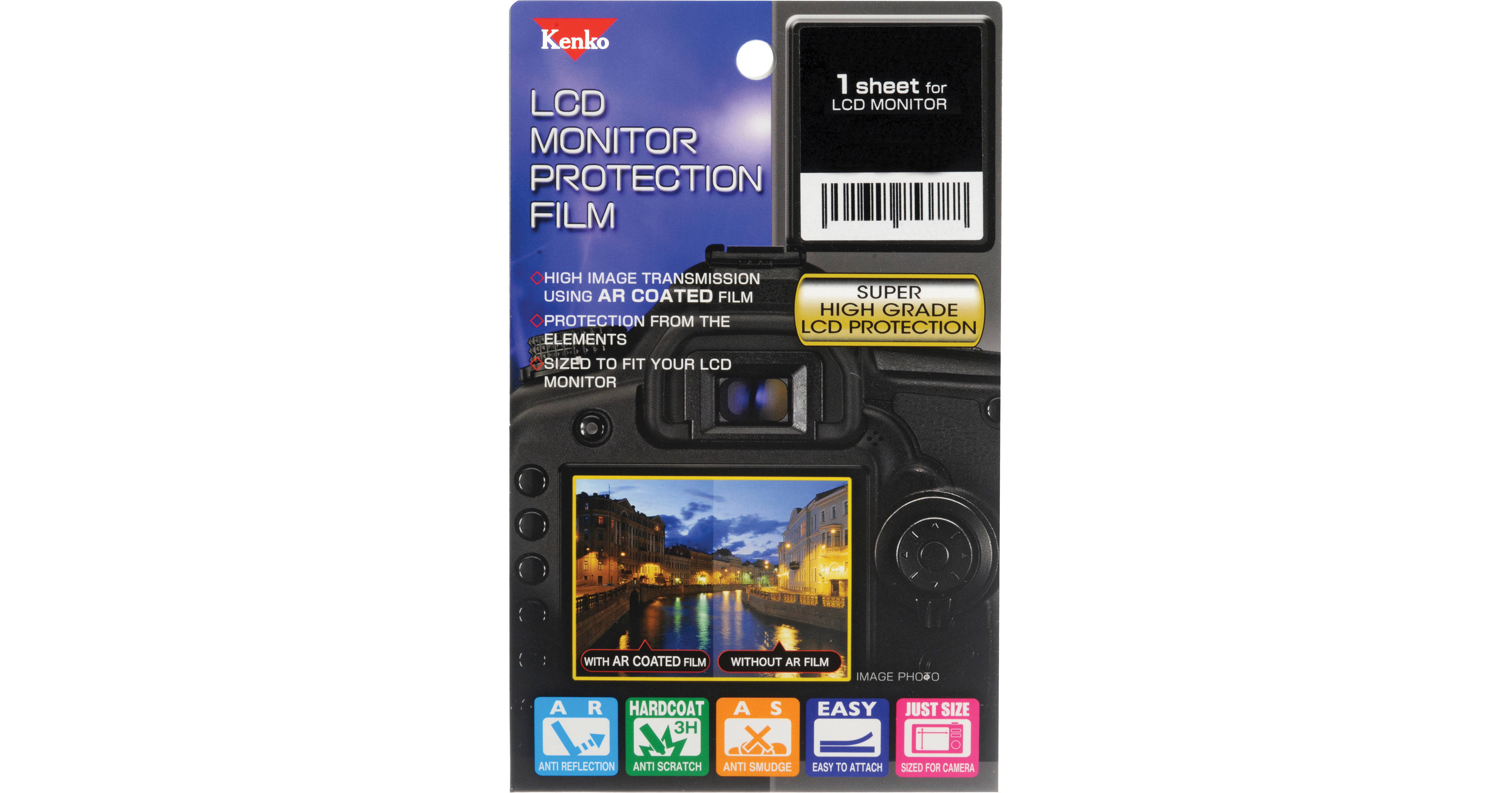 Kenko LCD Monitor Protection Film for the Canon EOS-1D LCD-C-1DX