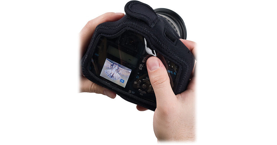 LensCoat BodyGuard Compact Clear Back Case (Black) LCBGCCBBK B&H