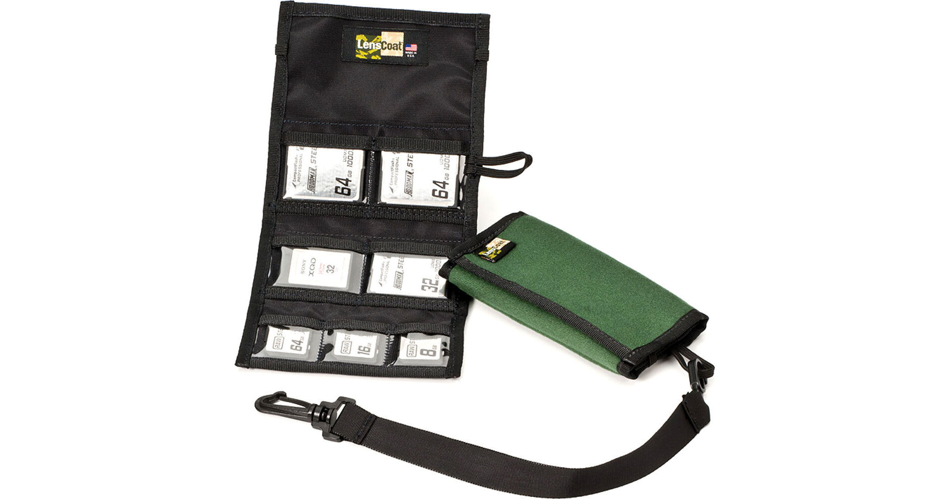 LensCoat Memory Card Wallet Combo 43 (Green) MWC43GR B&H Photo