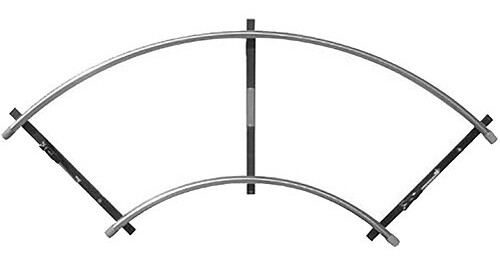 Matthews Stainless Steel Track - Curved 90 degree Tight 397080