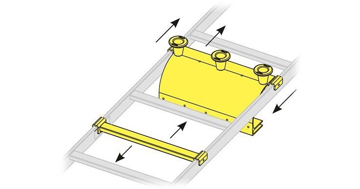Middle Atlantic CLH-ARD18 Adjustable Rung with Drop CLH-ARD18