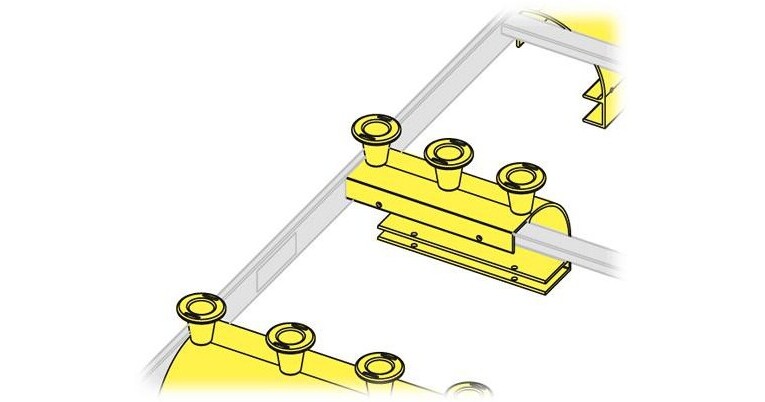 Middle Atlantic CLH-ED5 Cable Ladder End Drop CLH-ED5 B&H Photo