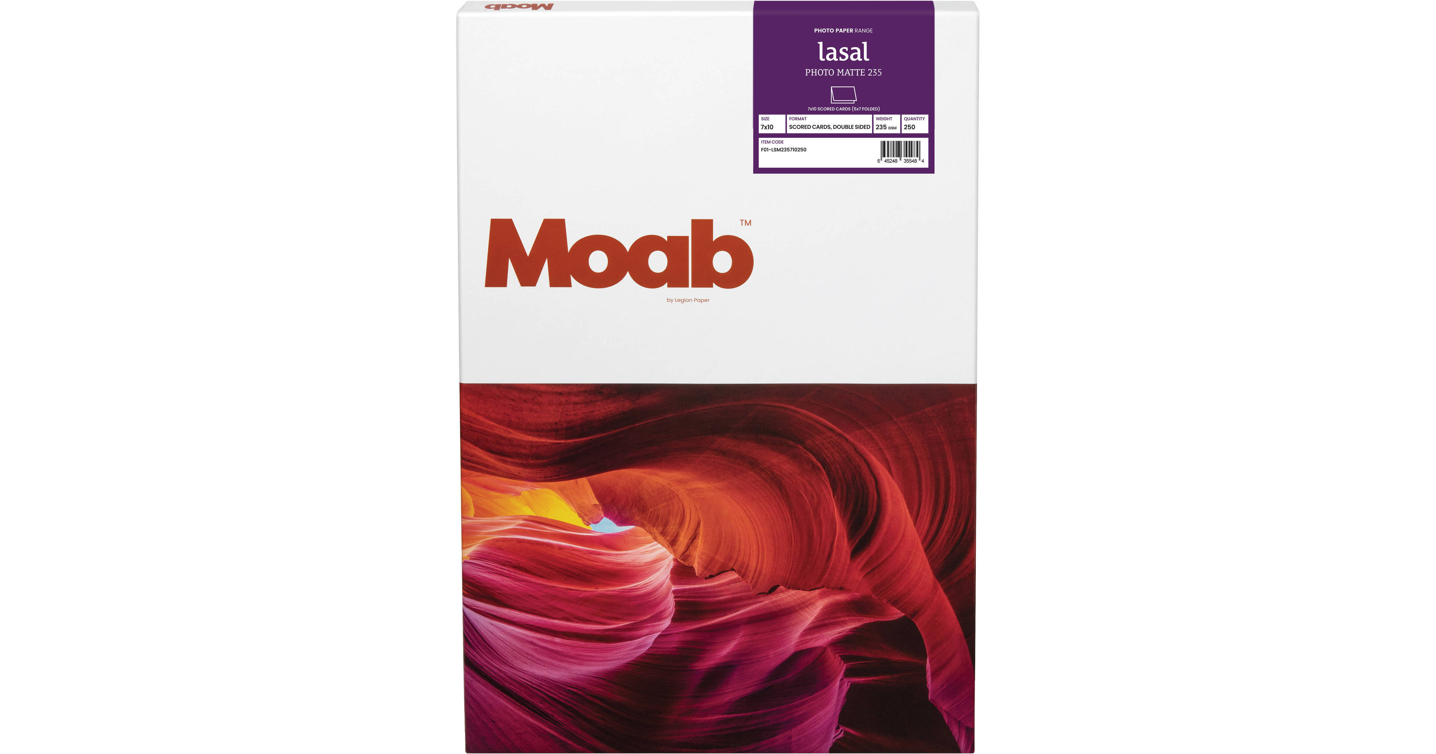 Moab Lasal Photo Matte 235 (7 x 10", 250 Sheets)