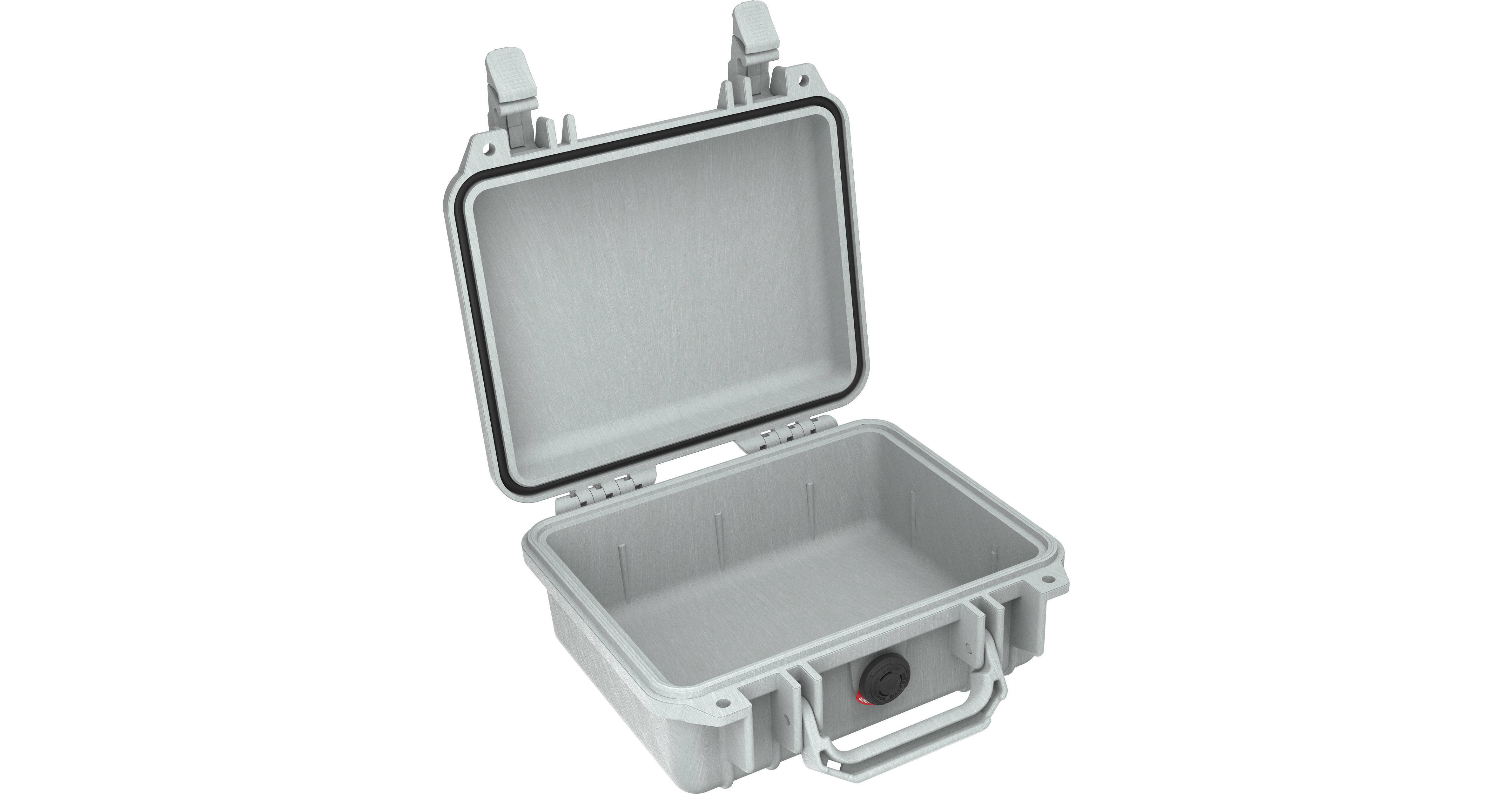 Pelican 1200 Case without Foam (Silver) 1200-001-180 B&H Photo