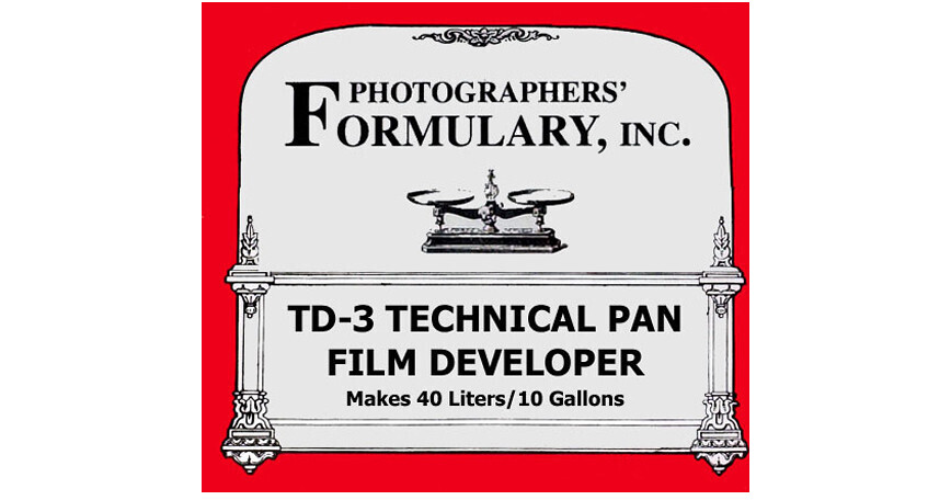 Photographers' Formulary TD-3 Developer for Black & White