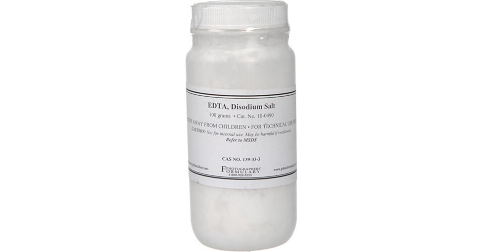Photographers' Formulary Edta, Disodium Salt - 100g 10-0490 100G