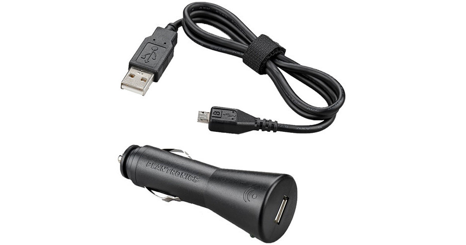Plantronics Vehicle Power Charger with Micro USB 81291-01 B&H