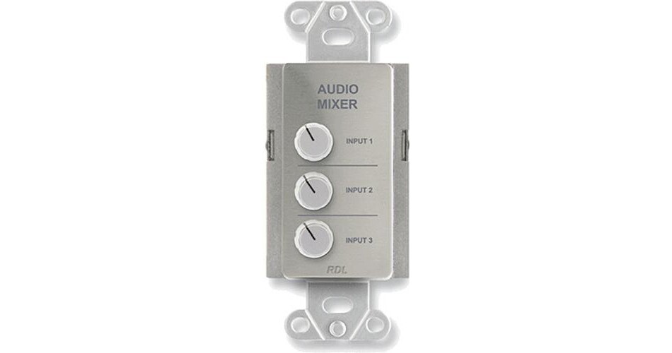 RDL DS-RC3 Audio Mixing Remote Control (Stainless Steel) DS-RC3
