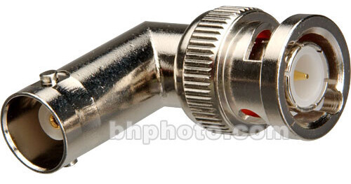 Remote Audio BNC Male to BNC Female Adapter (Right-Angle) APP22