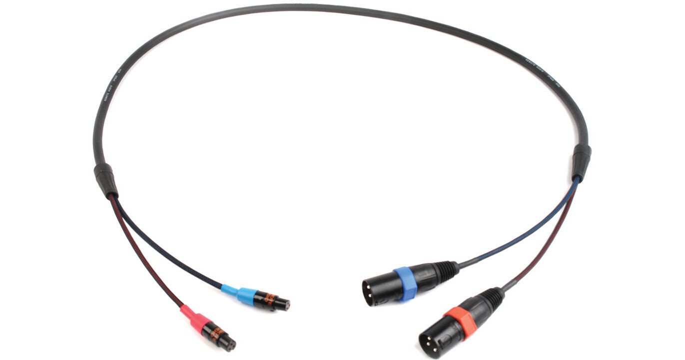 Remote Audio CA744XLRLO Dual XLR Male to Dual TA3F CA744XLRLO