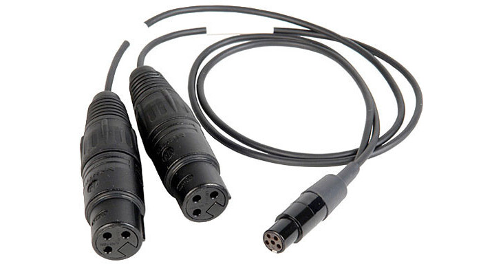 Remote Audio 5-Pin TA5-Female to 2 3-Pin XLR CAZSTA100XYTA5 B&H