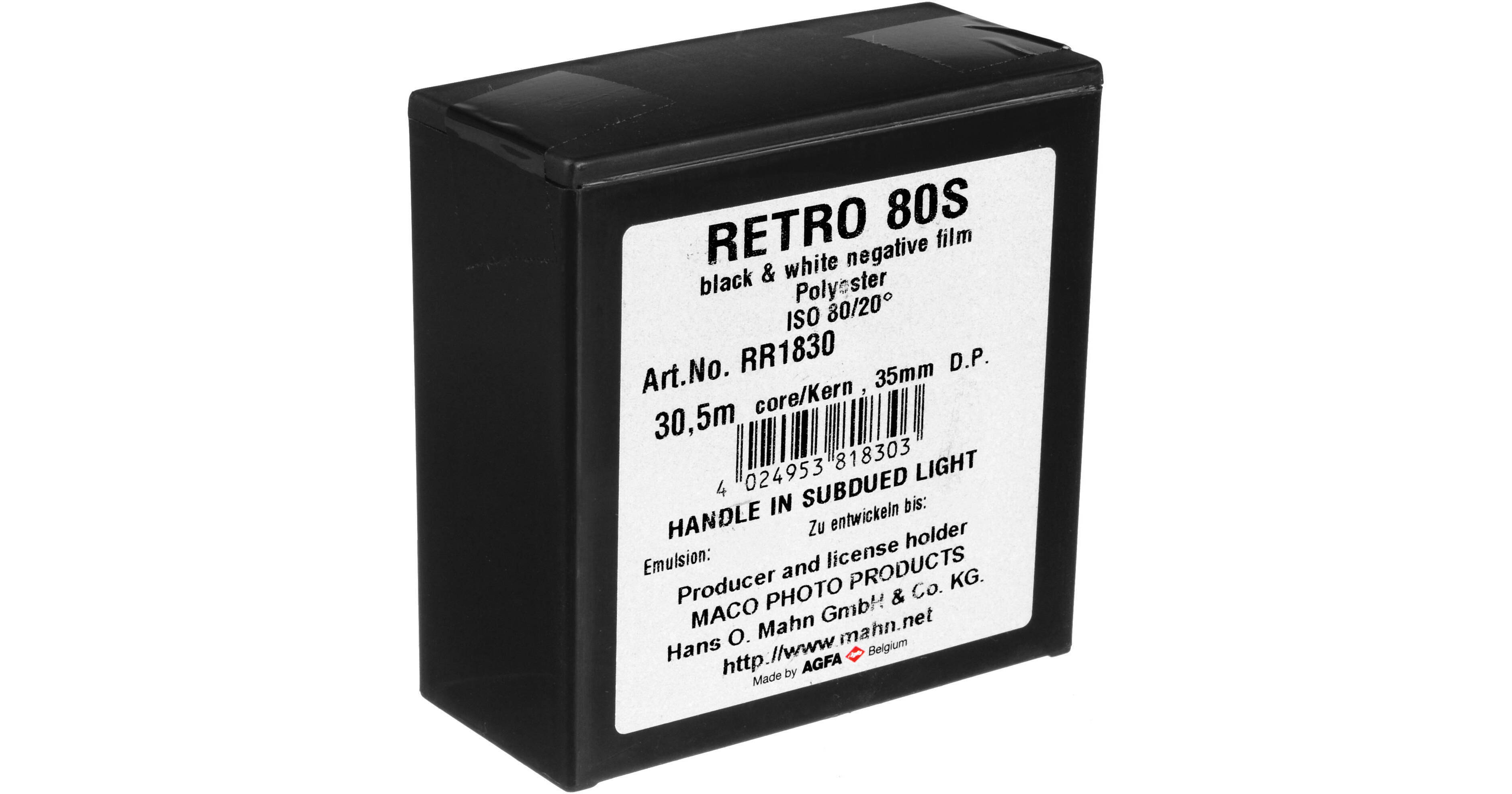 Rollei Retro 80S Black and White Negative Film 810810 B&H Photo