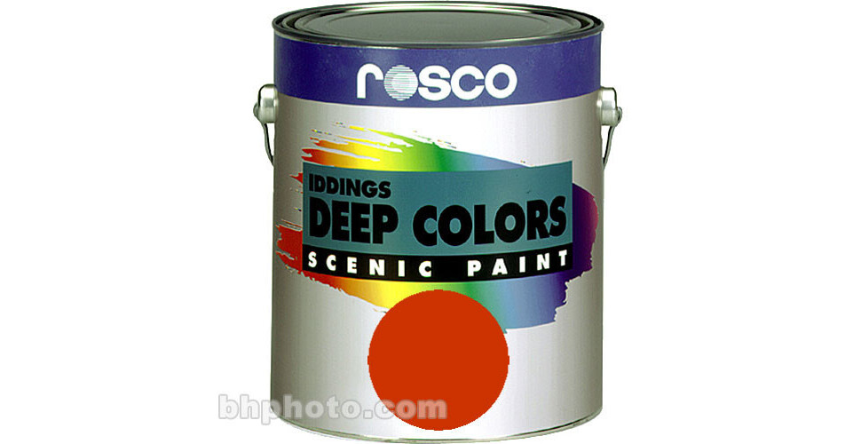 Rosco Iddings Deep Colors Paint - Bright Red 150055620032 B&H