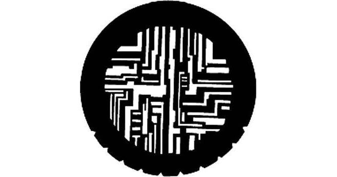 Rosco Steel Gobo #7209 - Computer Circuitry - Size E