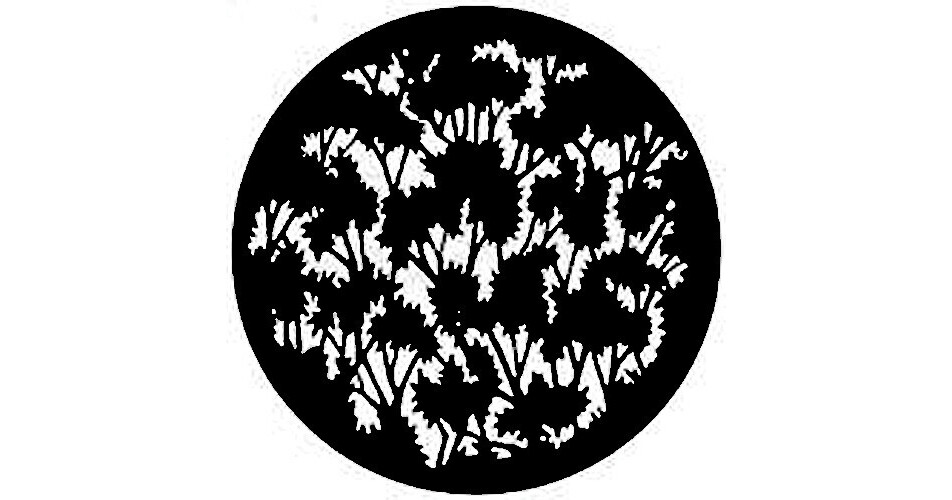 Rosco Steel Gobo #7779 - Foliage (Medium) - Size A 250777791000