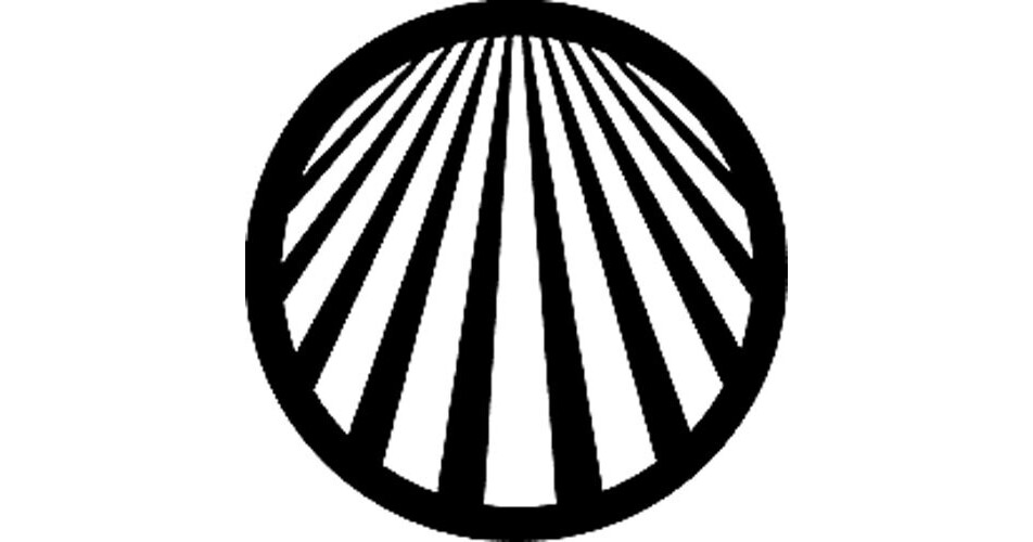 Rosco Standard Steel Gobo #78047M Perspective Lines 250780470660