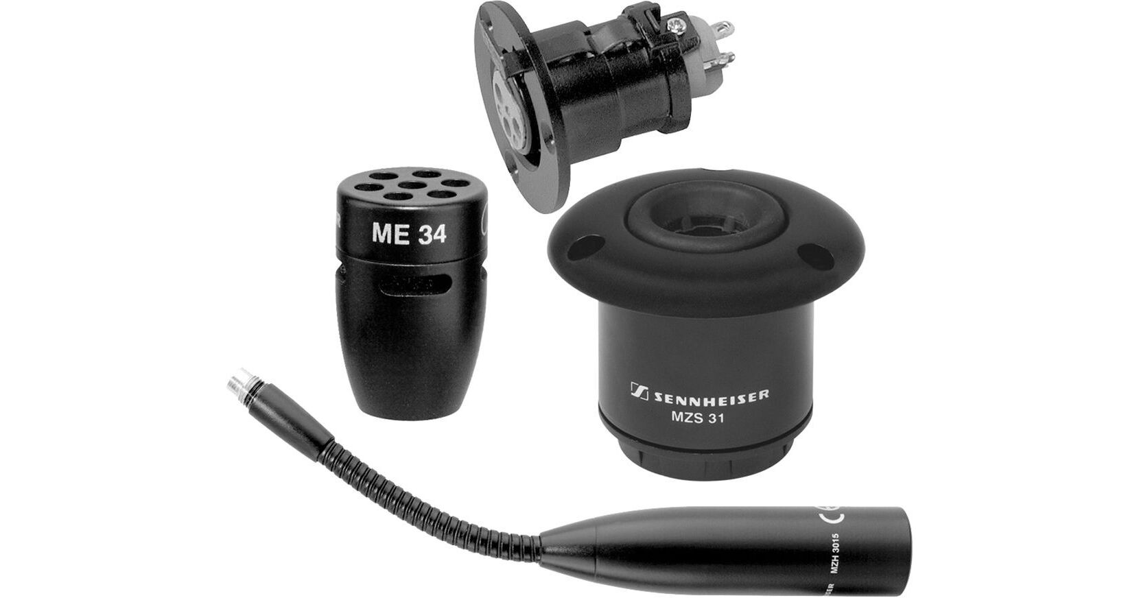 Sennheiser IS Series Gooseneck Microphone Package I15-C B&H