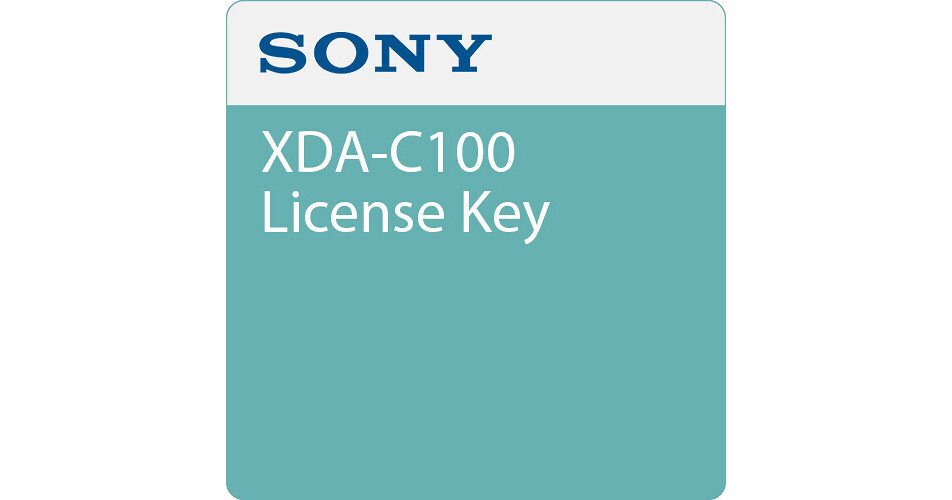 Sony XDA-C100 License Key XDA-C100 B&H Photo Video