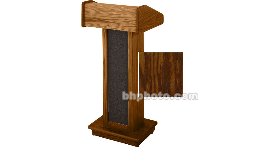 Sound-Craft Systems Floor Lectern (Dark Oak) LCK B&H Photo Video