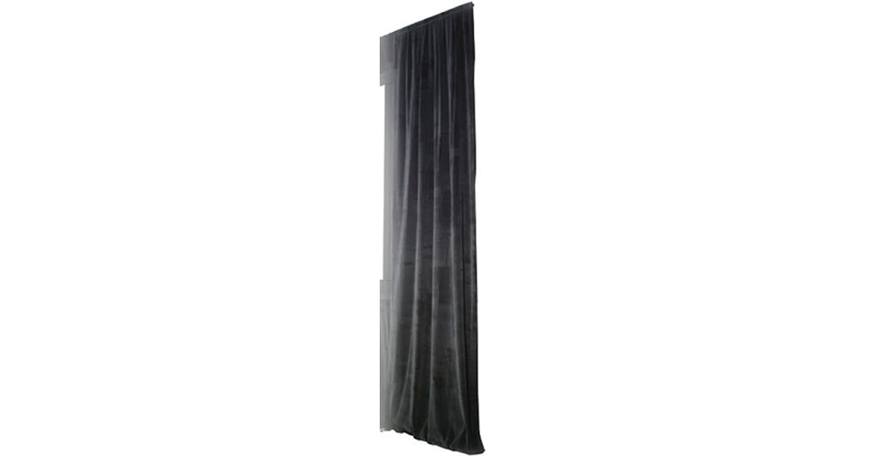 The Screen Works Truss Drapery Panel - 12x6' - Black TDP126VB