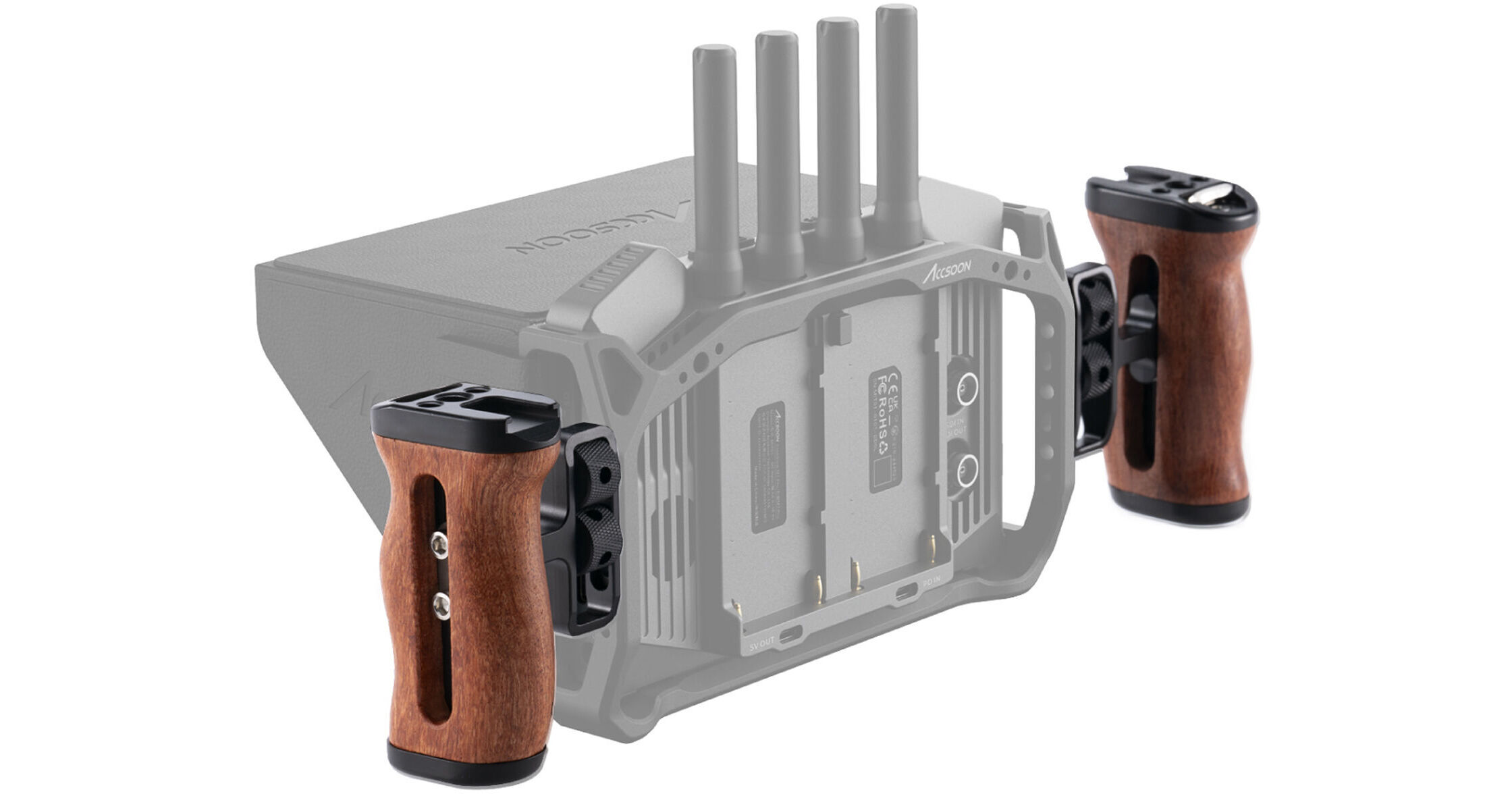 Accsoon Side Handles for CineView M7 Series ACC35 B&H Photo Video