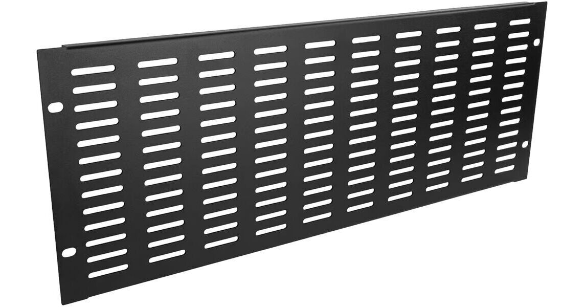 Adam Hall U-Shaped Rack Panel with Horizontal Slits AH-87224VH