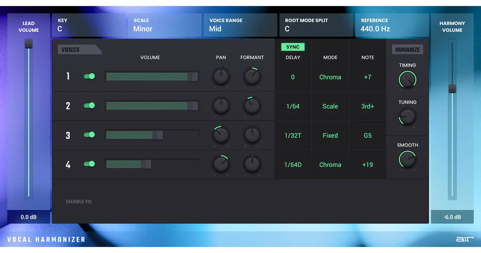 AIR Music Technology Vocal Harmonizer Audio AIR VOCAL HARMONIZER