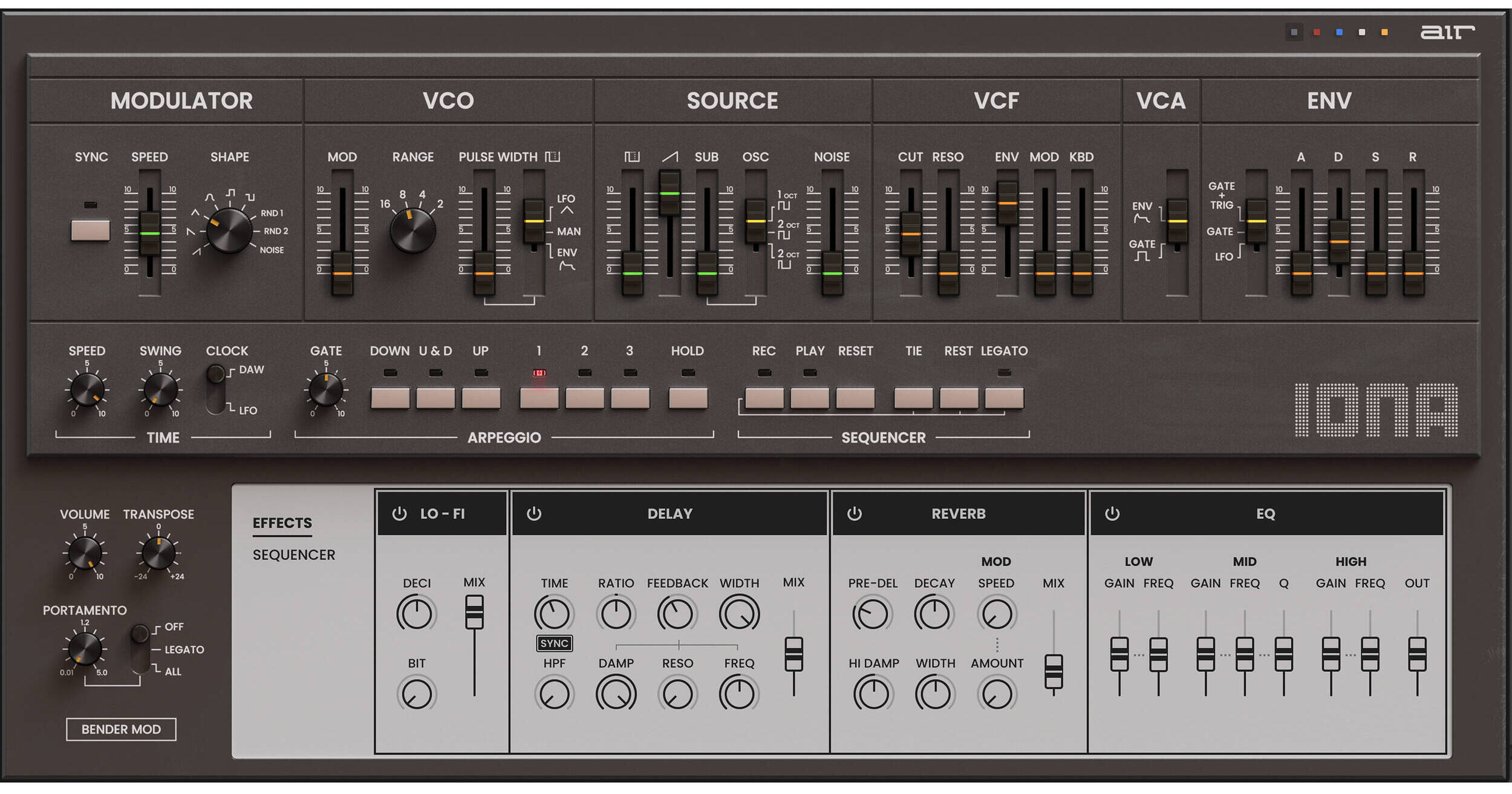 AIR Music Technology Iona '80s Synthesizer Plug-In IONA B&H
