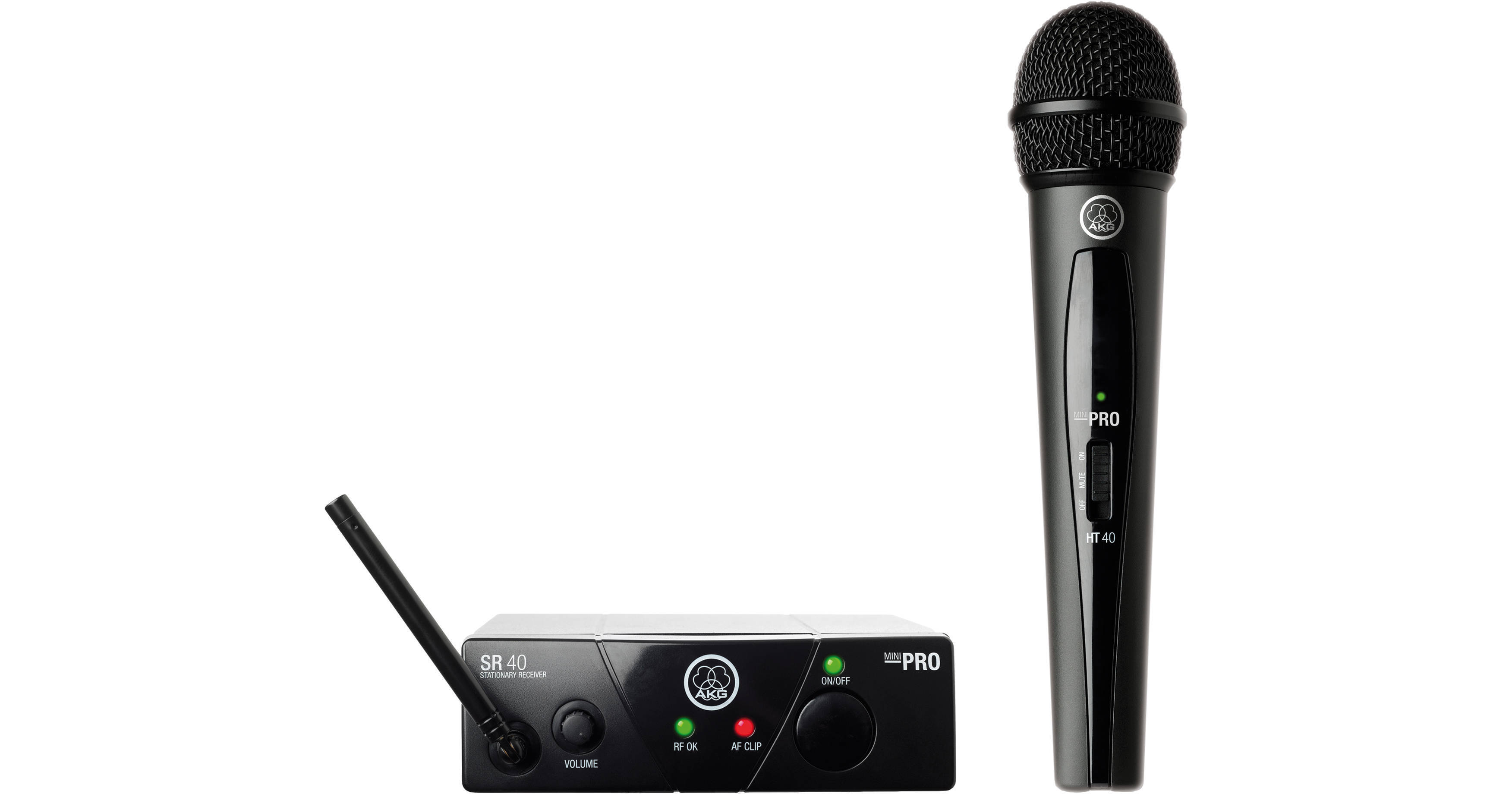 AKG WMS40 Mini Single Vocal Set Wireless Microphone 3347X00110